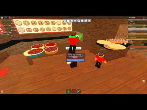 Roblox work at a pizza place manager purposes - YouTube
