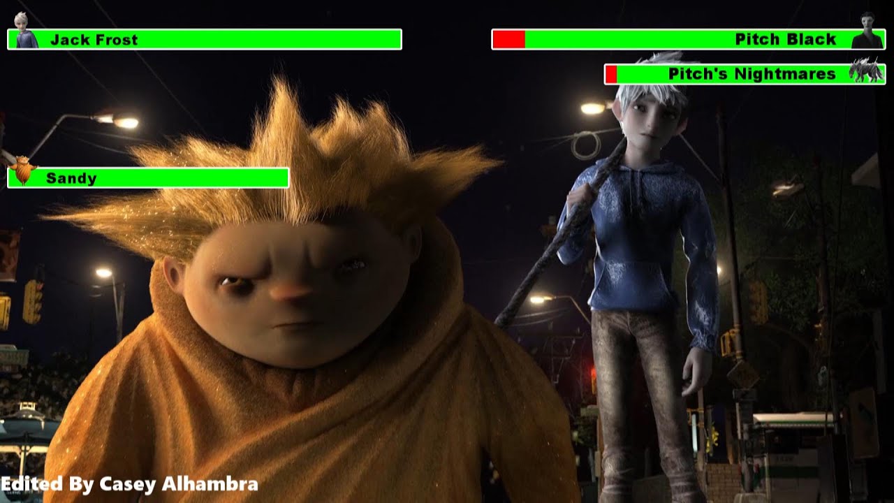 Rise of the Guardians (2012) Nightmare Attack Scene with healthbars ...