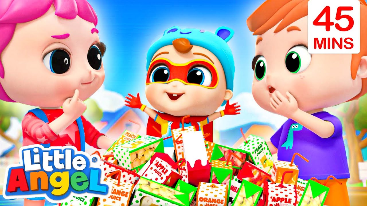 Clean The Earth With Super Baby John | Little Angel | Songs and ...