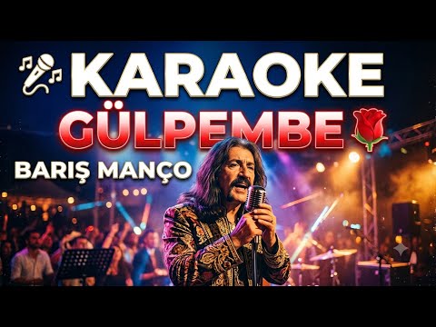Gülpembe🌹 Karaoke (Barış Manço) #karaoke #barışmanco #instrumental #karaoke #oseskaraoke #müzik 