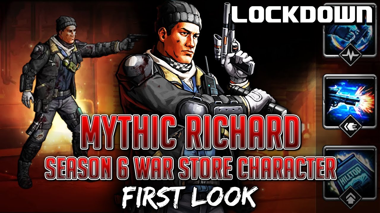 TWD RTS: Mythic Richard, Season 6 War Store Character! The Walking Dead ...