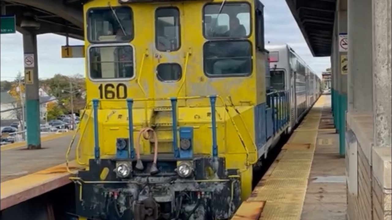 LIRR MP15AC #160 tows Train #8’s Equipment Train due to Equipment ...