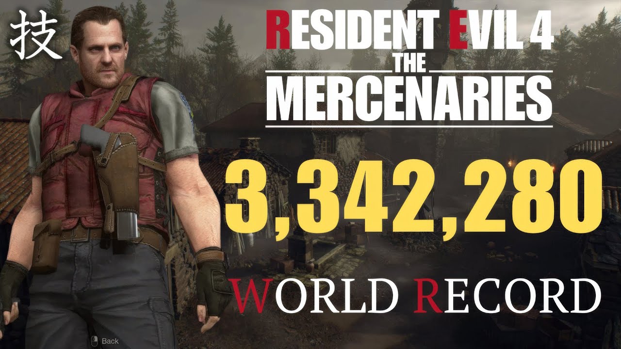 Resident Evil 4 Remake Mercenaries - 3,342,280 Barry Village S++ ...