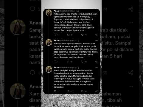 REMAS PAYUDARA SAAT UMRAH‼️ BEGINI KLARIFIKASI KELUARGA