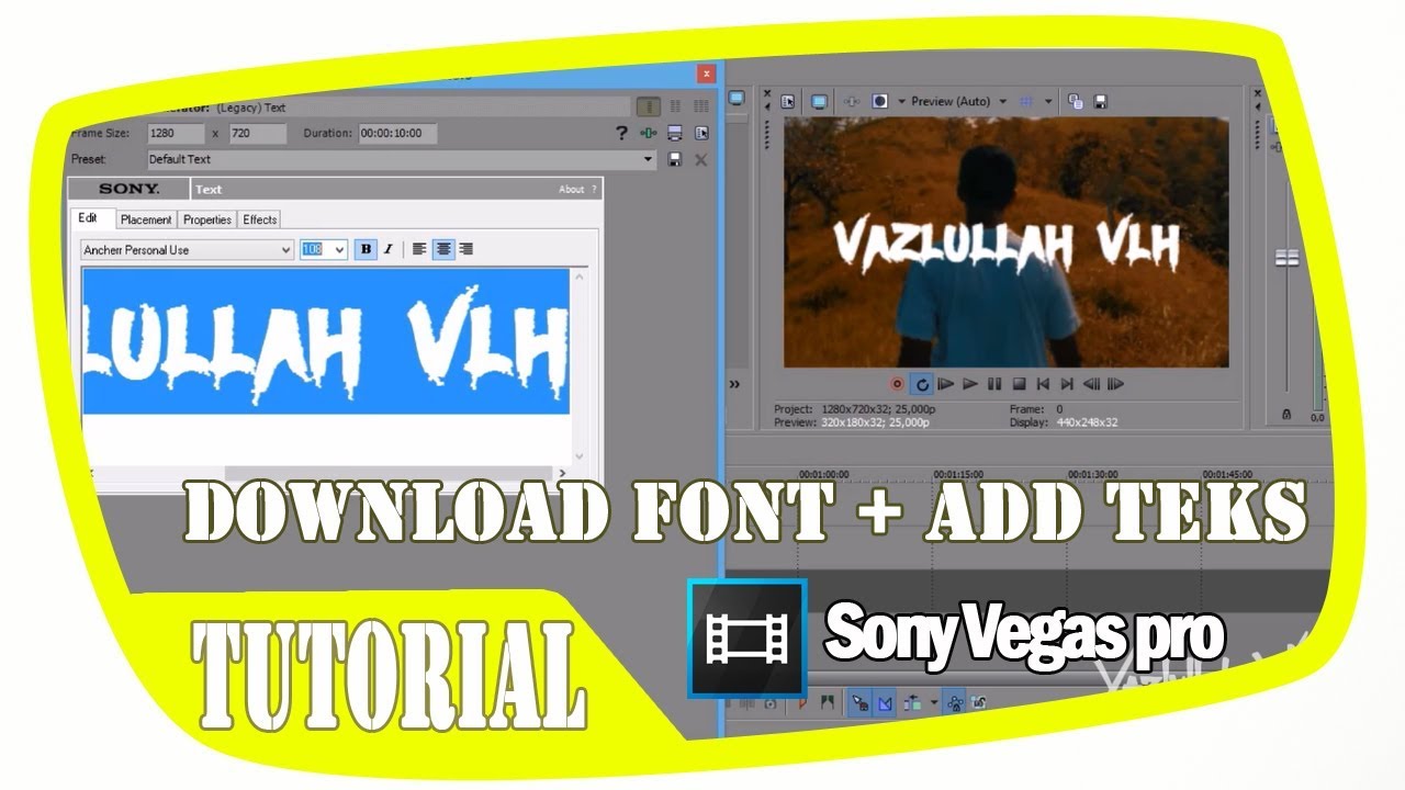 Tutorial Cara Download Jenis Font Baru dan Menambahkannya di Sony Vegas ...