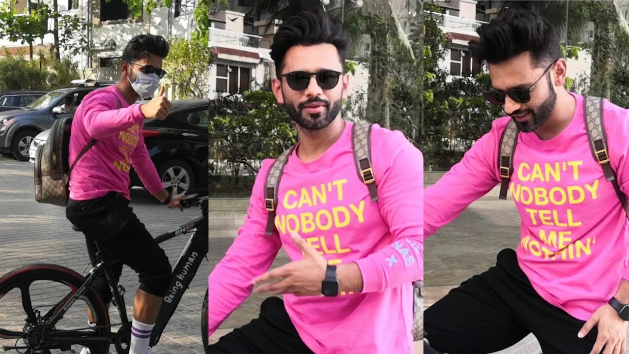Rahul Vaidya riding Cycle Gifted in Bigboss 14 | Rahul Vaidya spotted ...