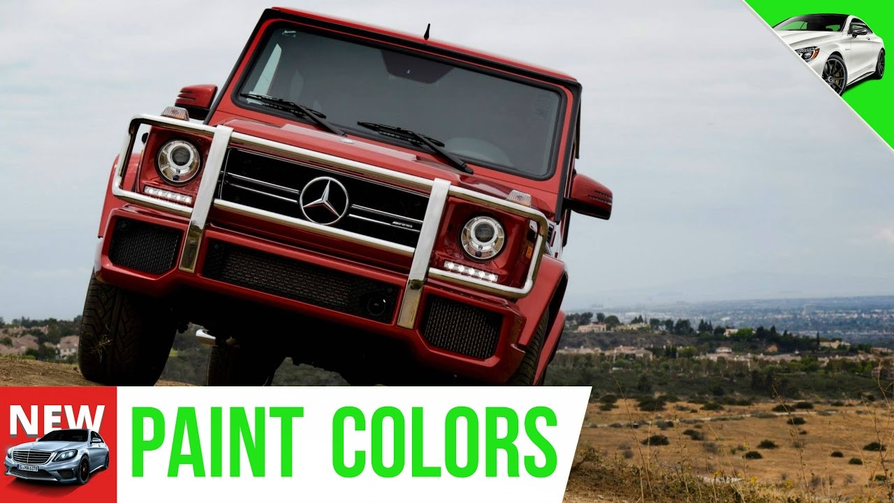 2016 Mercedes G-Class Colors | G550 AMG G63 G65 SUV - YouTube