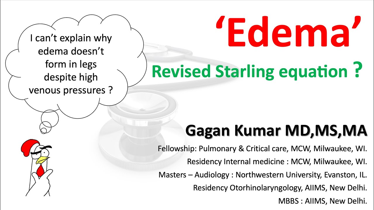 The Modified Starling Equation - made easy. - YouTube