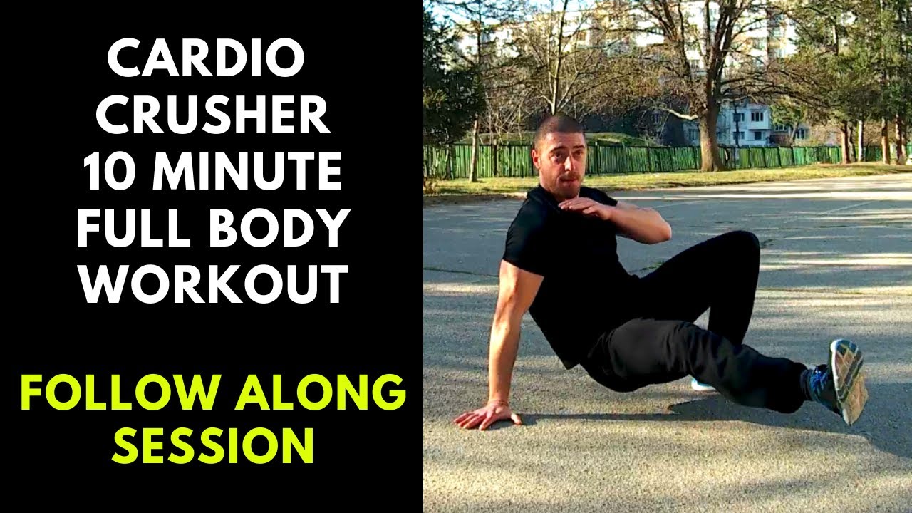 10 Minute Full Body Cardio Workout (10 Exercises, No Equipment) - YouTube