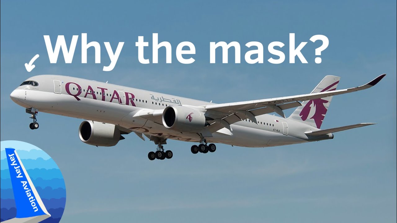 Why do new Airbus aircraft have masks? - YouTube