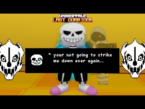 Hardmode ULC Sans Skin Gameplay! (Undertale Last Corridor) (ULC) - YouTube