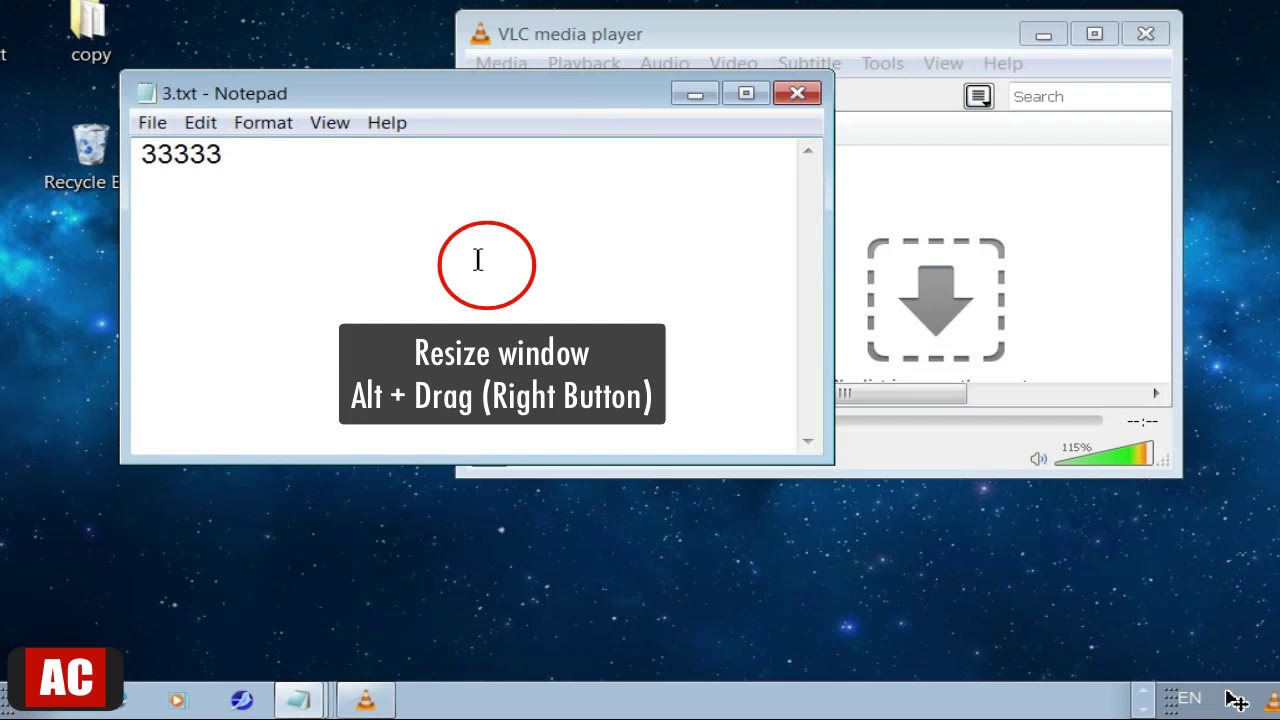 Alt + Drag Anywhere Inside a Window to Move or Resize (Windows)-AltDrag ...