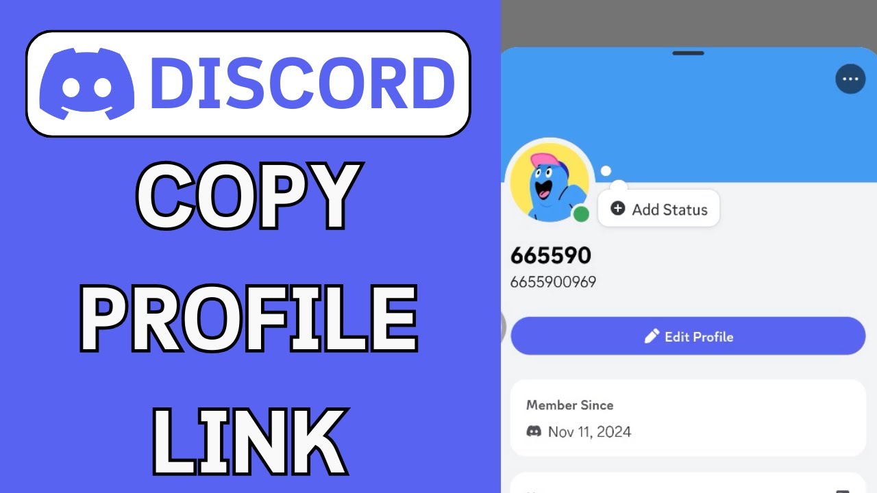 How To Copy Discord Profile Link - YouTube