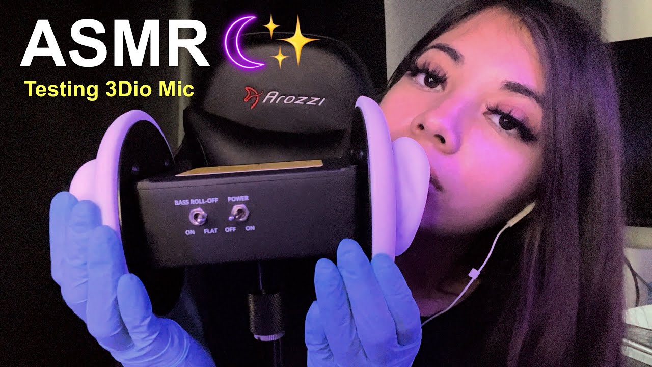 ASMR Testing the 3Dio Binaural Mic (Ear to Ear Brain Tingles) - YouTube