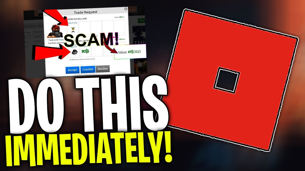 Do This IMMEDIATELY if You’ve Been Scammed in Roblox! (GET YOUR ROBUX ...