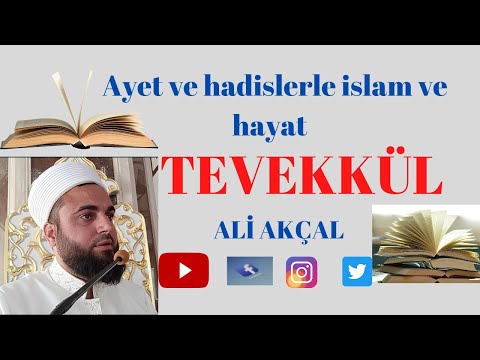 Tevekkül ; Müminler yalnız Allah'a güvenir, işleri ona havale ederler! | #ayethadis #vaaz dinisohbet