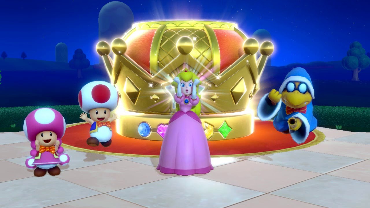 Super Mario Party: Peach Is The Super Star Ending + Credits - YouTube