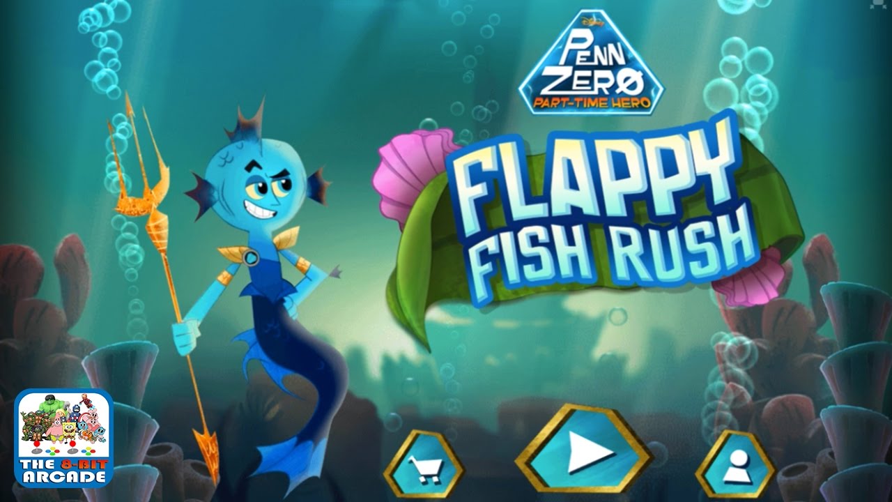 Penn Zero Part-Time Hero: Flappy Fish Rush - Don't Touch Anything (Disney LOL Games) - YouTube