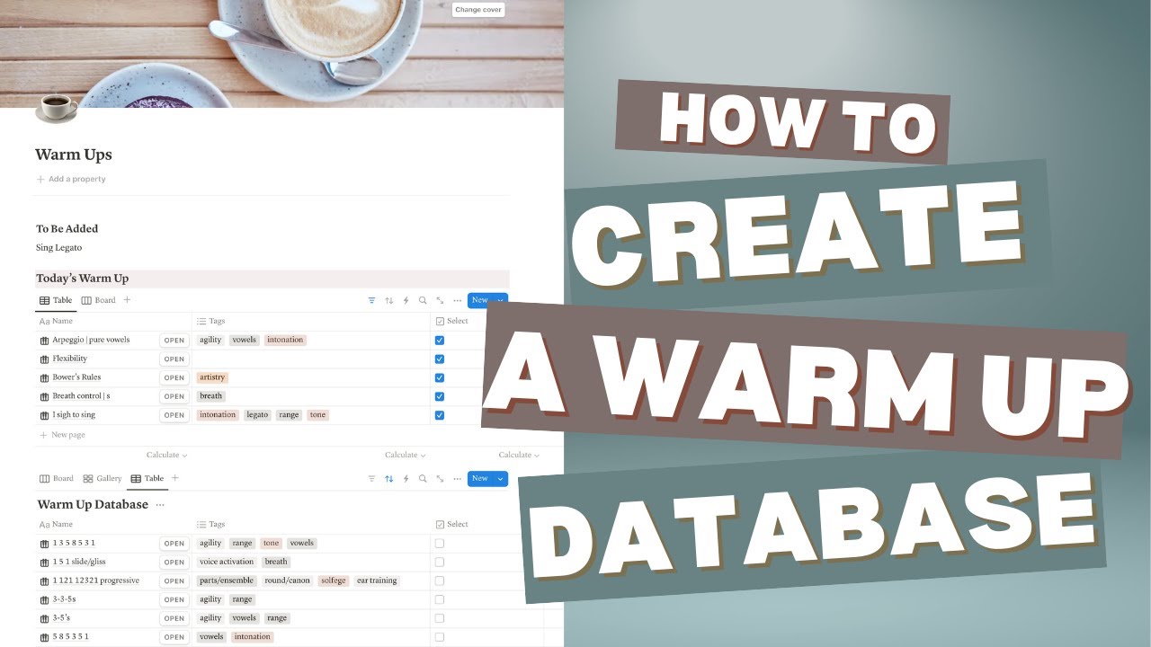 Create a Choral Warm Up Database | The Organized Conductor - YouTube