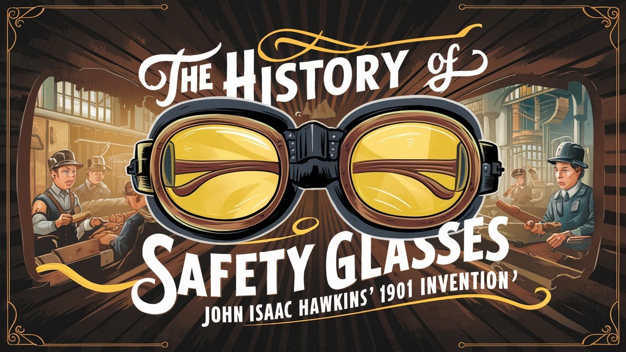 The History of Safety Glasses: John Isaac Hawkins' 1901 Invention - YouTube