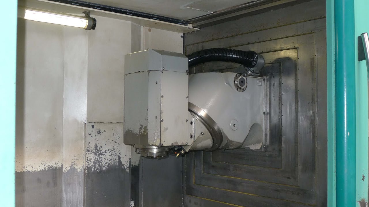 3108 = DMU 80 P - 4 Axis MACH4METAL TNC 430 - VMC with C Axis - YouTube