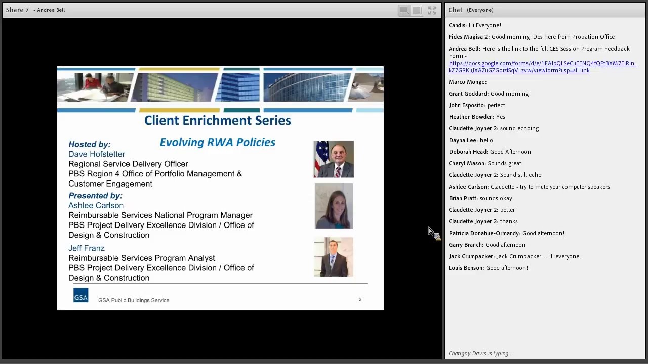 GSA PBS Client Enrichment Series - Evolving RWA Policies - YouTube