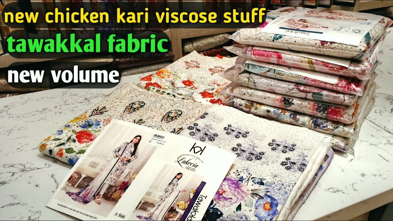 Tawakkal new collection || Viscose dress design || viscose suit design ...