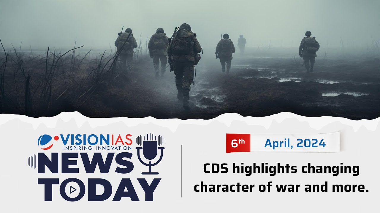 News Today | Daily Current Affairs | 6th April 2024 - YouTube