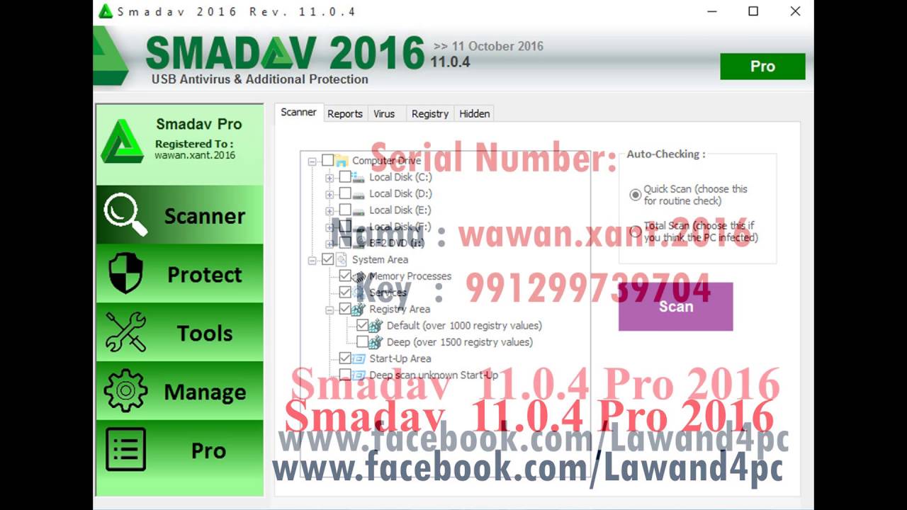 Smadav 11.0.4 Pro 2016 + Serial Number - YouTube