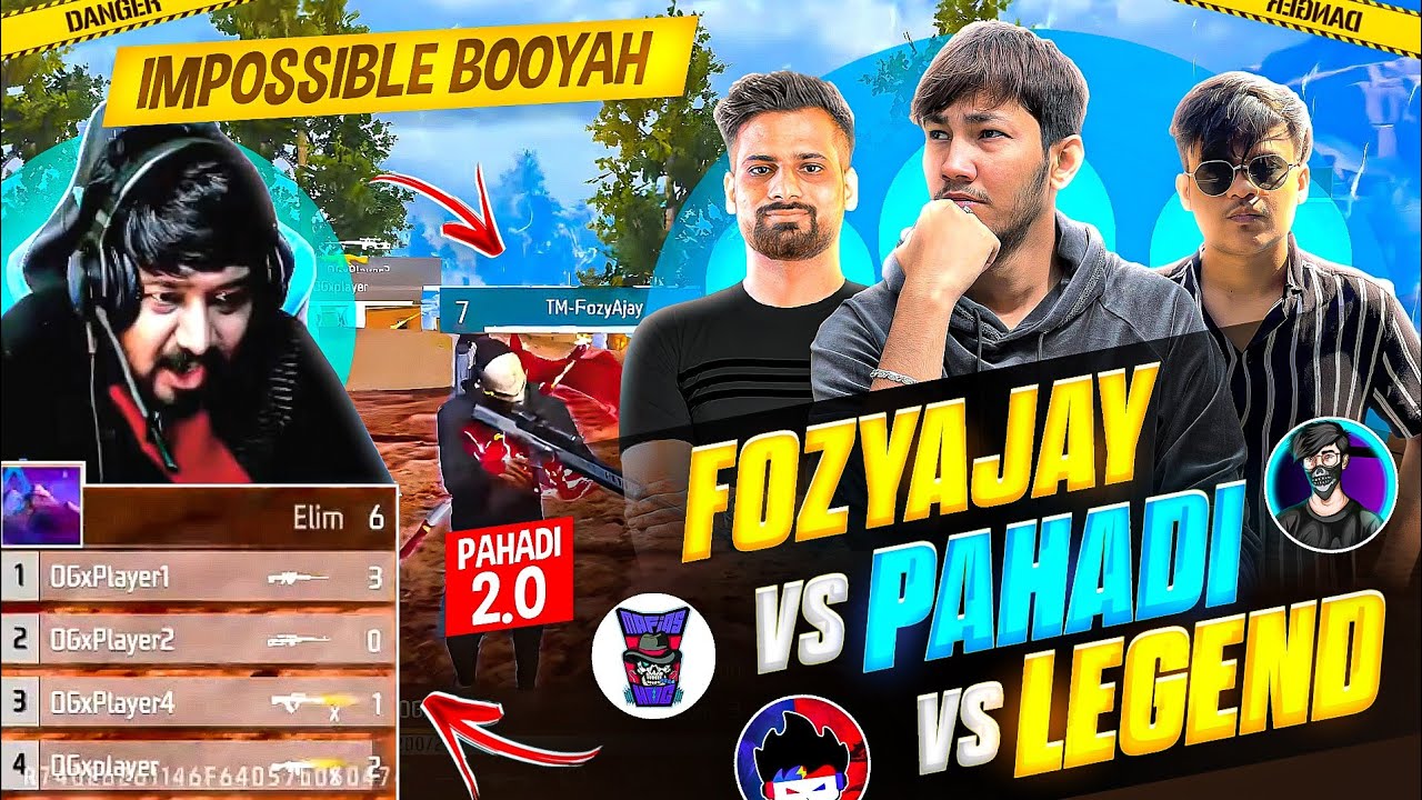 TM VS TE VS TSG | IMPOSSIBLE BOOYAH | FREEFIRE ESPORTS | ROCKY & RDX ...