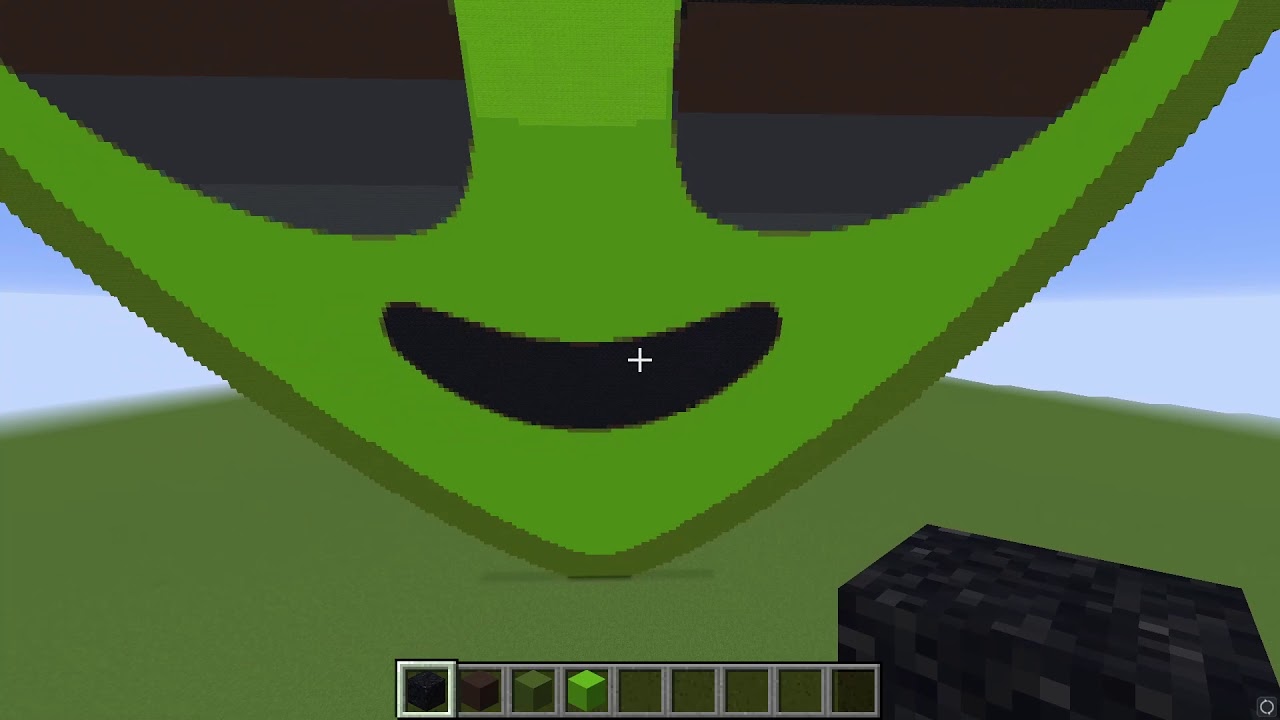 Minecraft Alien Pixel Art! - YouTube
