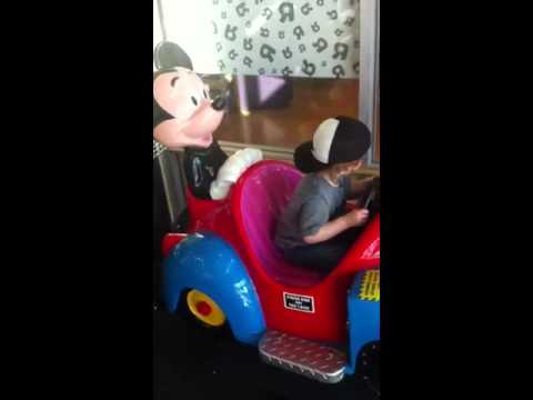 Riding Mickey mouse! - YouTube