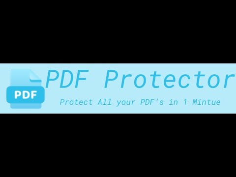 PDF Protector - YouTube