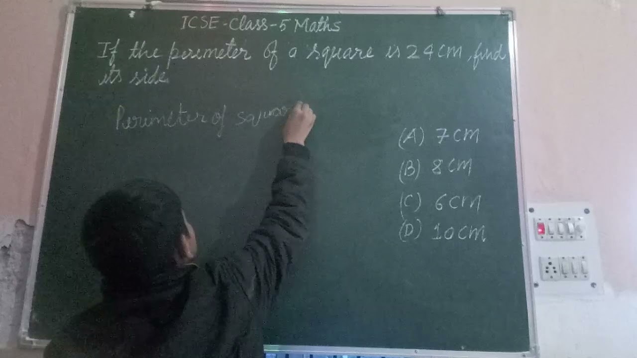 If The Perimeter Of A Square Is 24cm Then Find Its Side ICSE Maths If The Perimeter Of A Square Is 24cm Then Find Its Side ICSE Maths