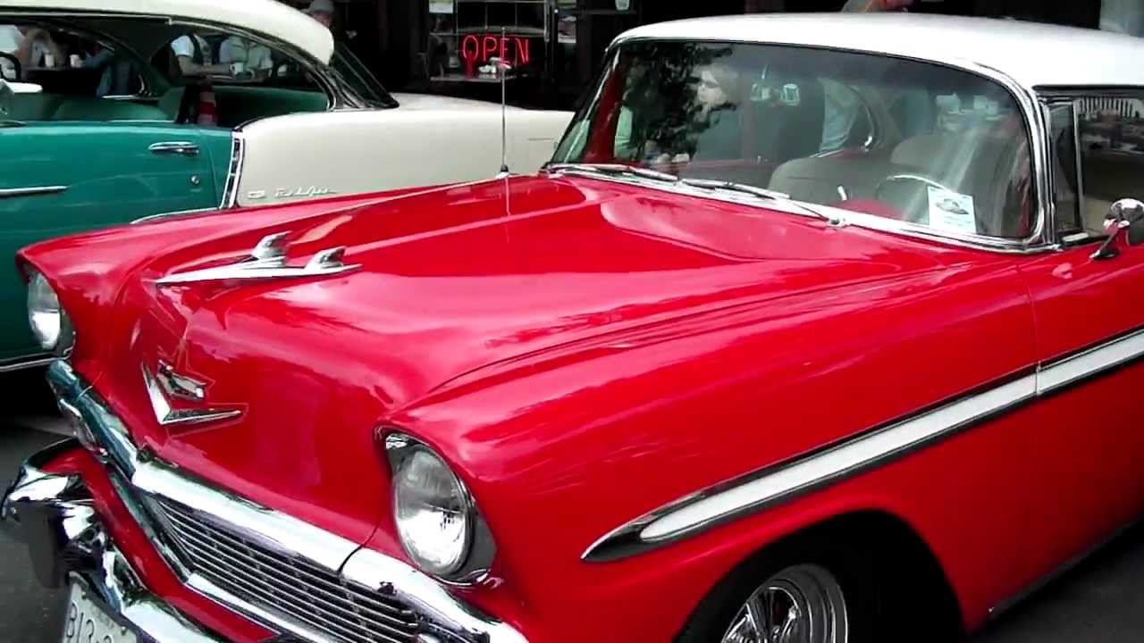 1956 Chevy Seaside Cruizers Qualicum Beach 2012 - YouTube