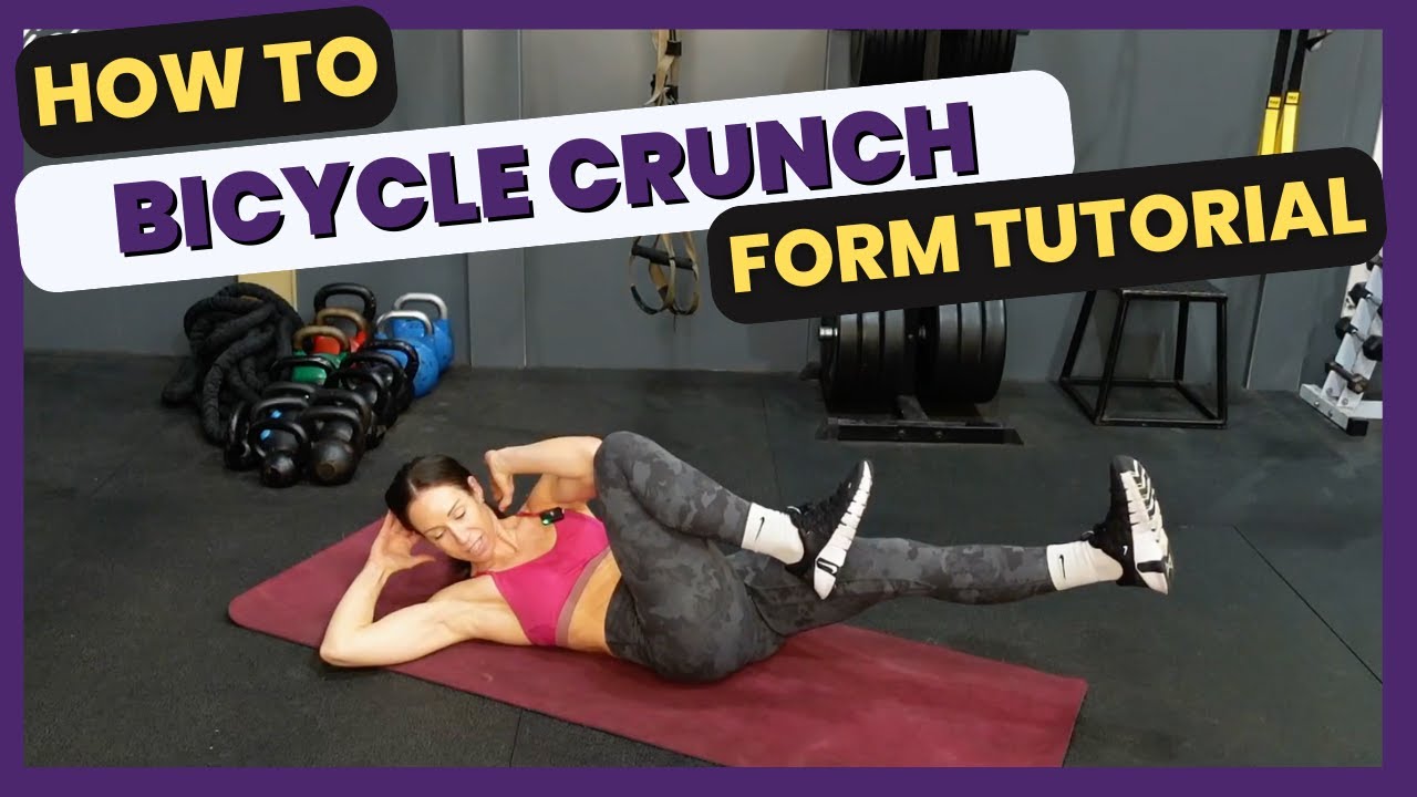 Bicycle Crunch | Ab Exercise & Core Strength Tutorial - YouTube
