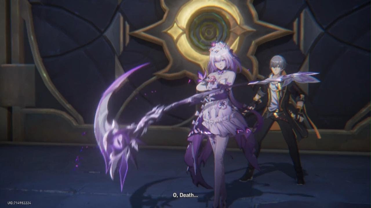 Honkai: Star Rail castorice defeat death titan cutscene - YouTube