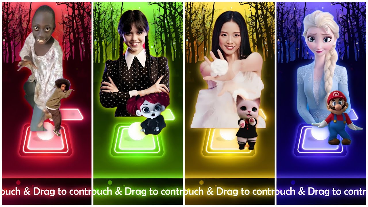 Tange tange Boy - Wednesday addams - Jisoo Flower - Elsa Song ...