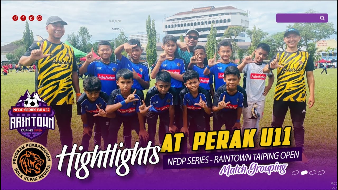 HIGHLIGHT ! NFDP Series I Raintown Taiping Open I AT Perak U11 Group A ...