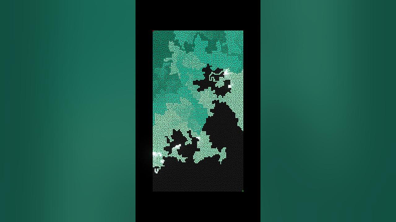 A* Pathfinding Algorithm Solving a Maze #godot #pridemonth - Gay Flag - YouTube