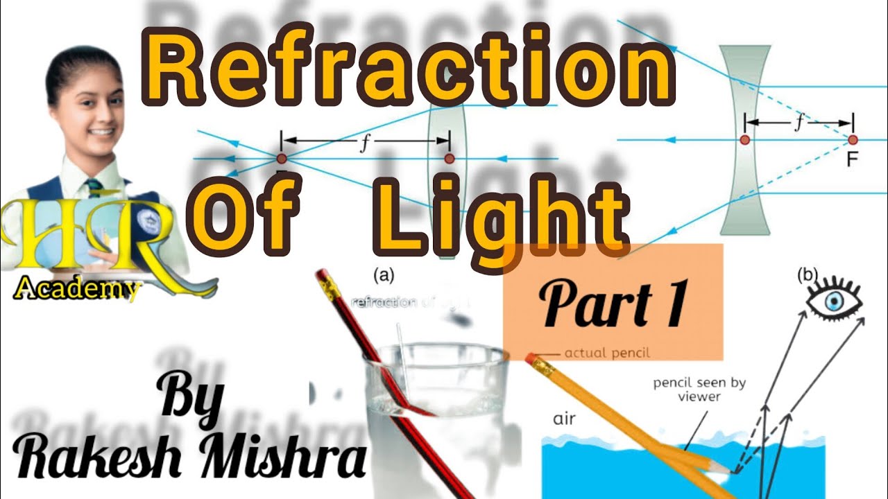 Physics class x Refraction of Light. Important concepts and numerical - YouTube