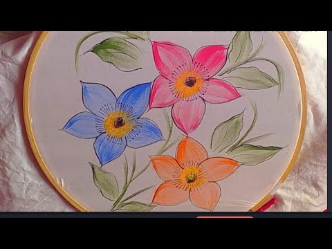 Easy flower design. - YouTube
