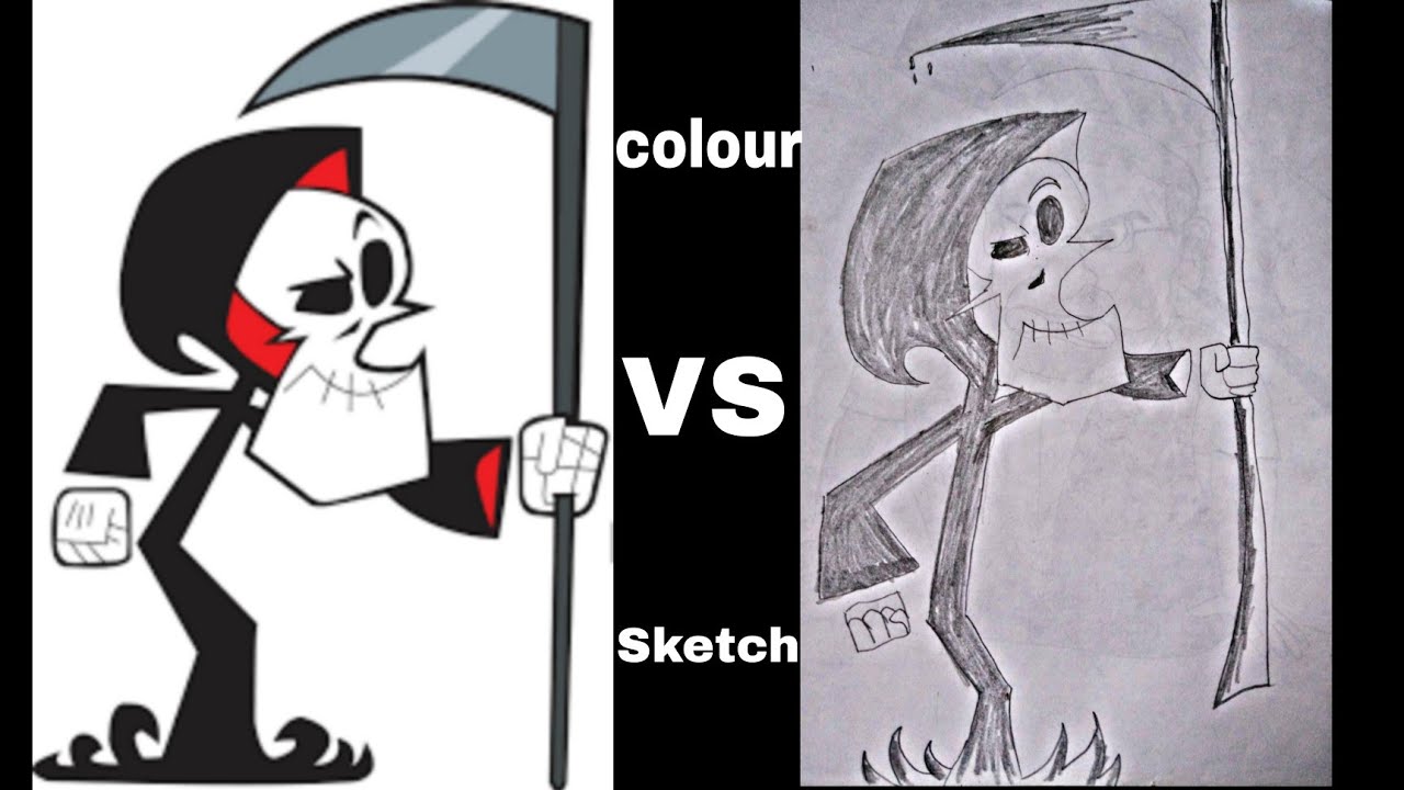 Haddi Mera Buddy Drawing Cartoon So Simple Colour VS Sketch 😁 - YouTube