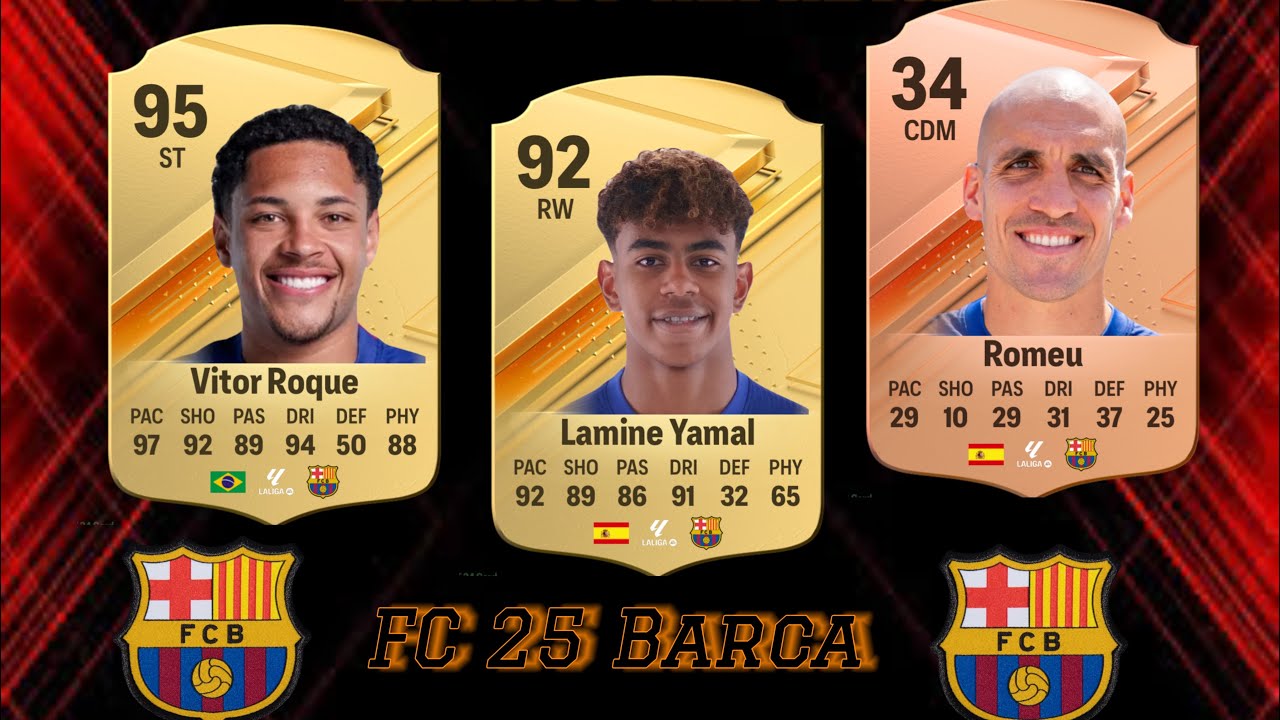 FC 25 Barca rating predictions - YouTube