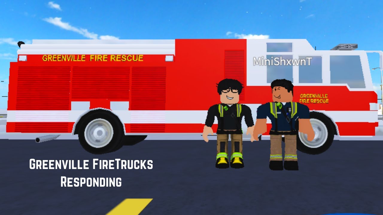 Roblox Greenville Fire Department Responding | ShxwnT - YouTube