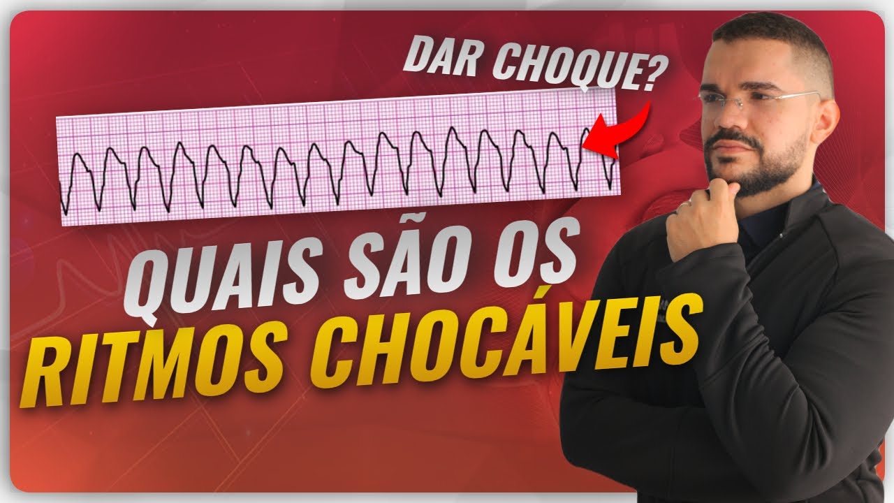 QUAIS OS RITMOS CHOCÁVEIS EM UMA PCR (Parada cardiorrespiratória) - YouTube