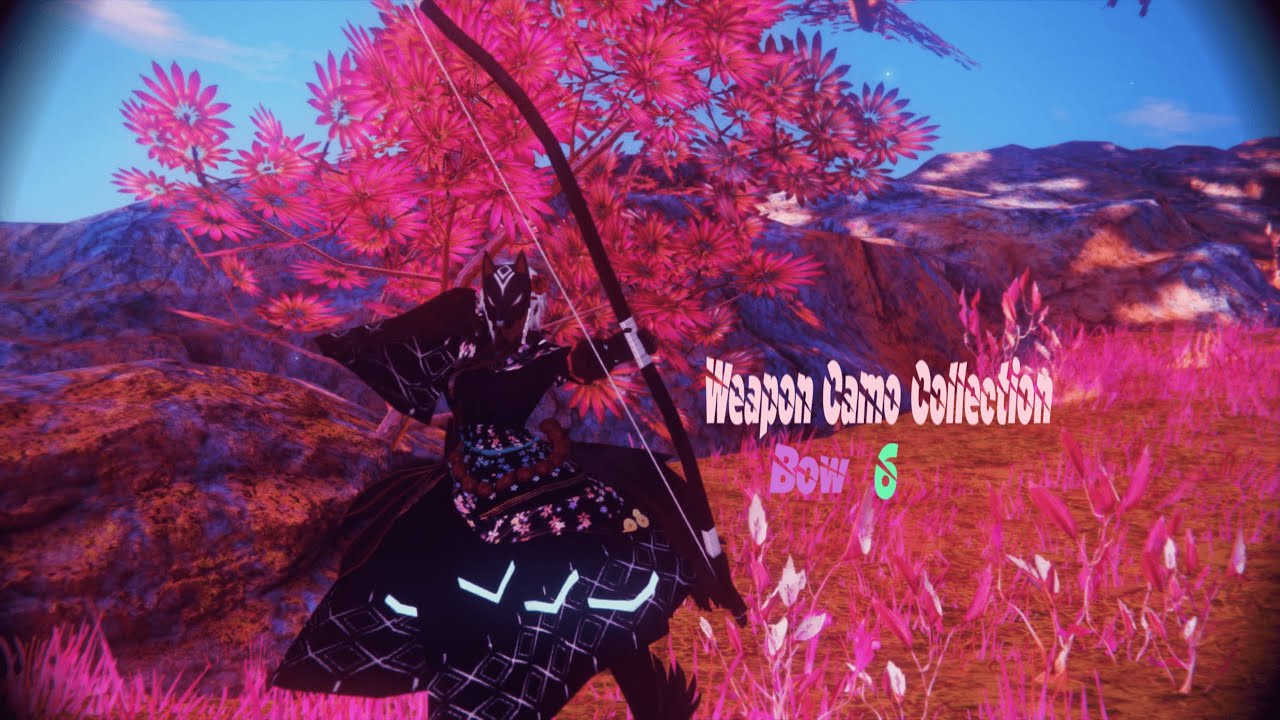 (PSO2 NGS) Weapon camo collection 6 Bow - YouTube