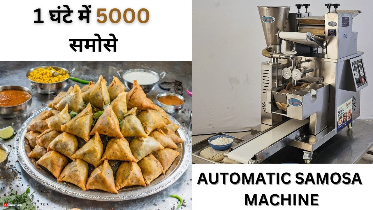 SAMOSA MAKING MACHINE | BEST SAMOSA MAKING MACHINE | FULLY AUTOMATIC ...