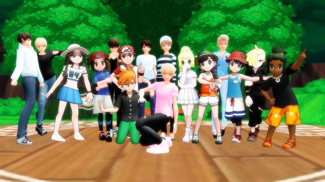 【BTS X Pokémon MMD】 MMD Randomness 2 - YouTube