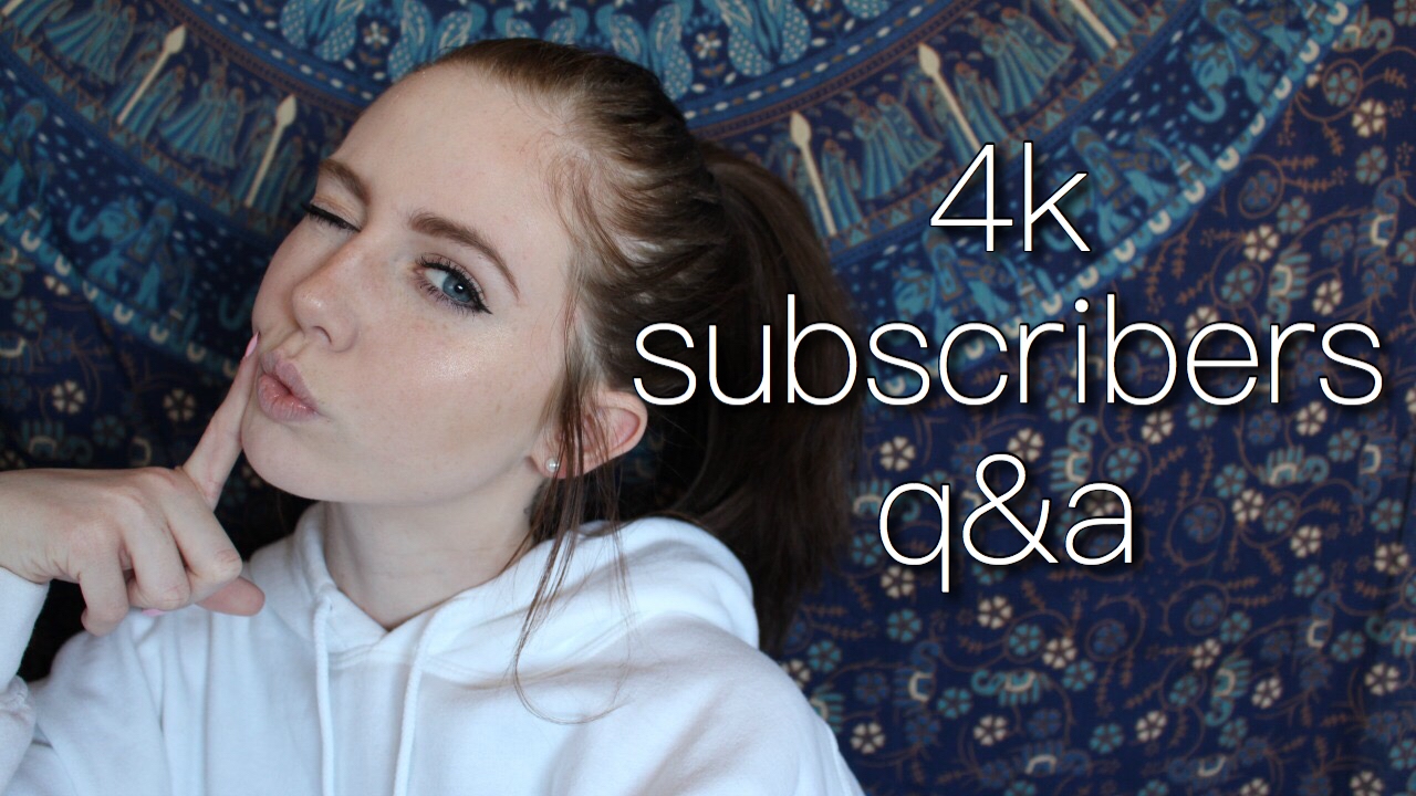 4K SUBSCRIBERS Q&A - YouTube